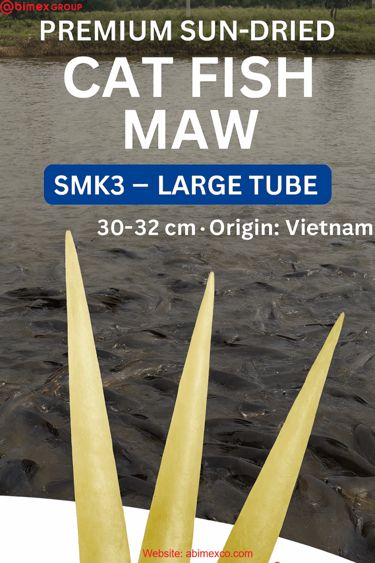 Premium Sun-Dried Fish Maw (SMK3 – Big Tube) – High-Quality Sourcing ...