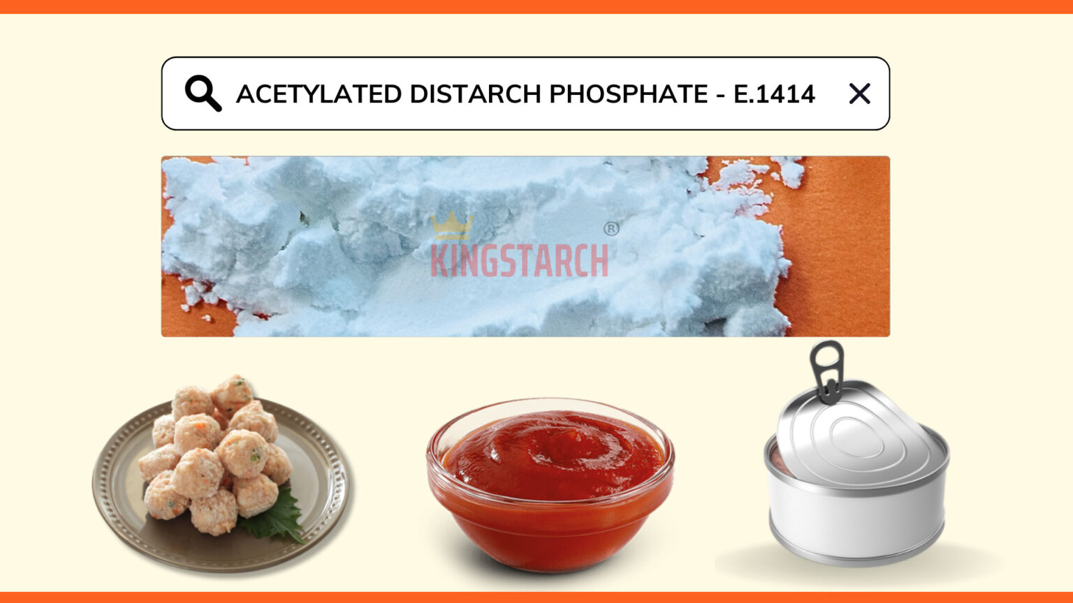 E1414 Modified Cold Swelling Tapioca Starch, Pre-gelatinized Acetylated ...